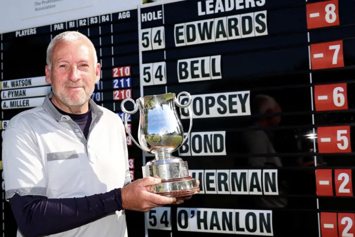 Higgins 5th as Edwards claims emotional Senior PGA Professional ...